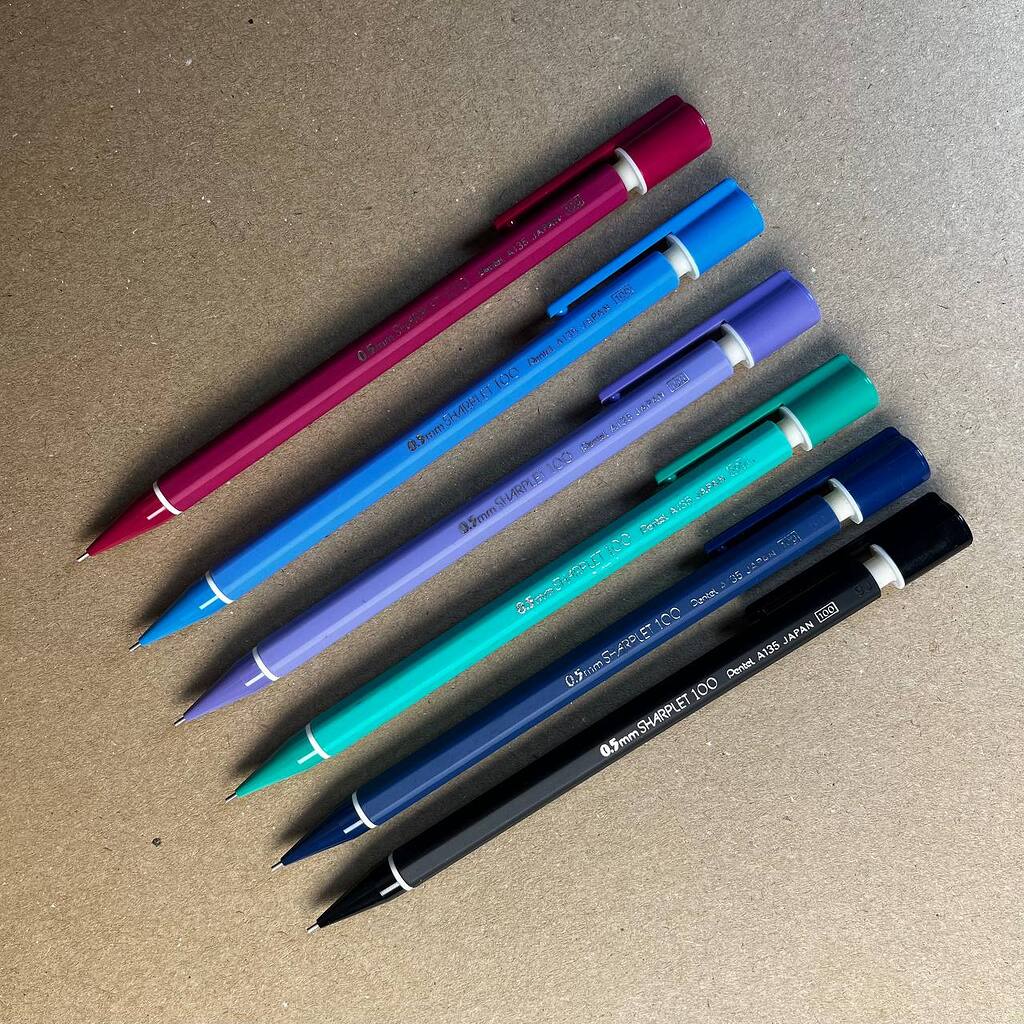 FS: Vintage 1984 Pentel Sharplet 100 set - Mechanical Pencils For Sale ...