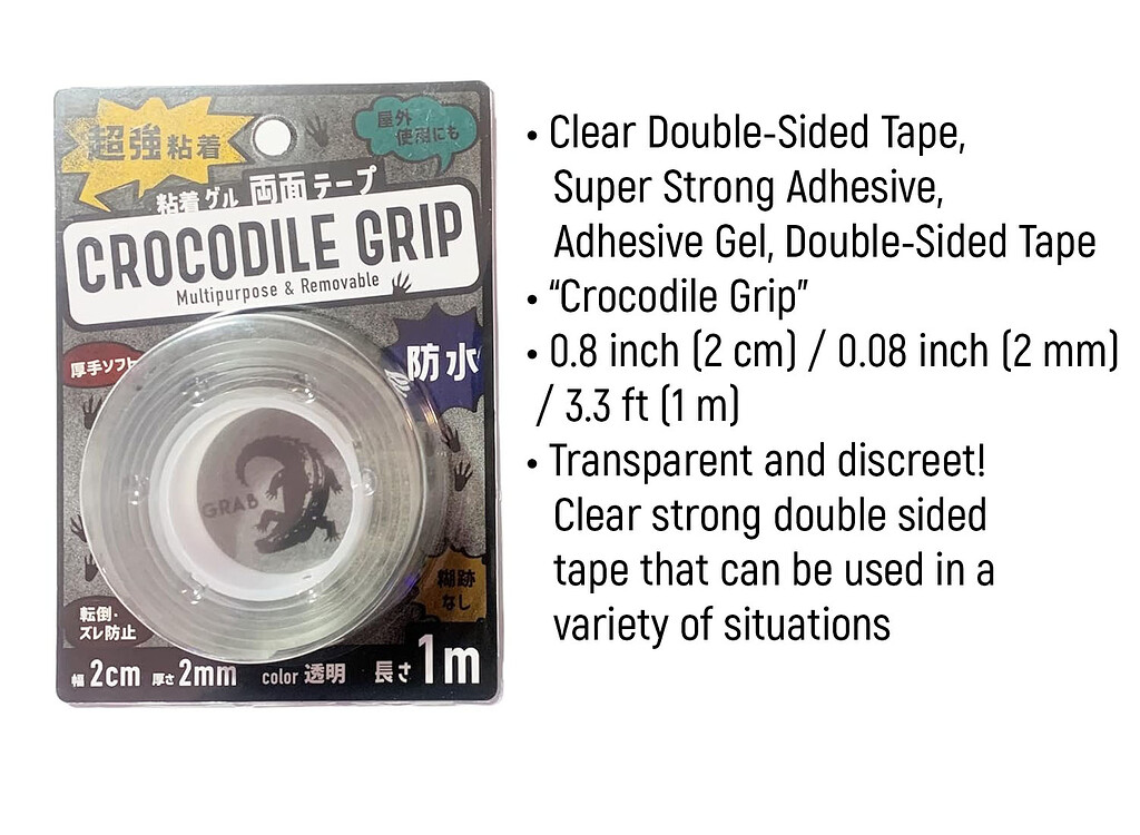 Crocodile grip (note -- nothing biologically related here, haha) - Off ...