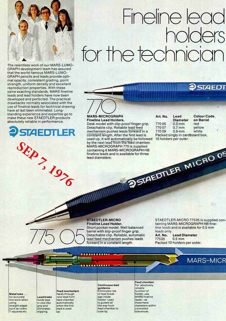 This 0.5mm "Lerad Holder" is actually a leadholder! - General ...