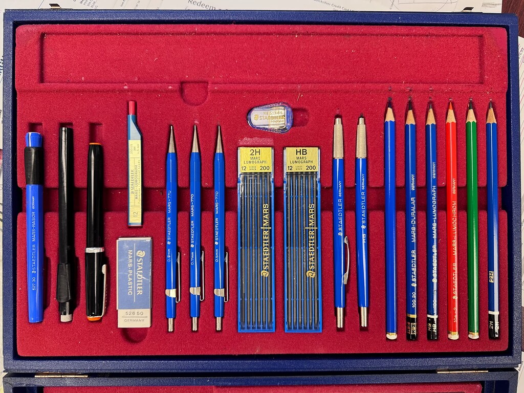 Staedtler Mars 770/Lumograph Kit - Collection Photos and Videos ...